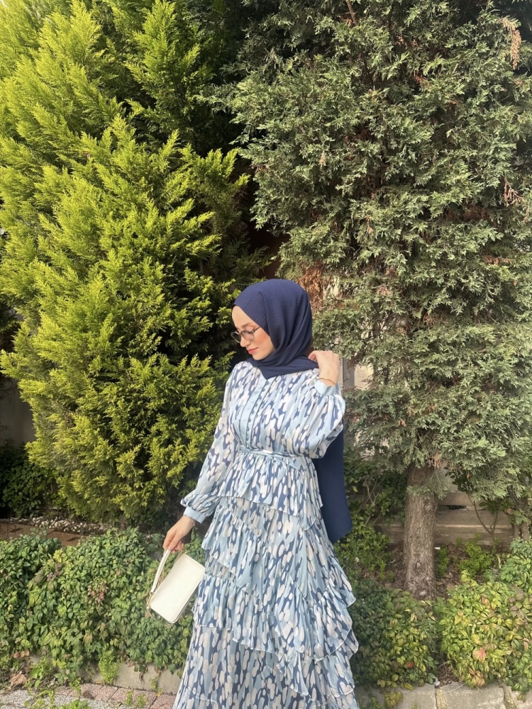 Side Katkat Elbise Lacivert Modelleri En Uygun Fiyatlarla